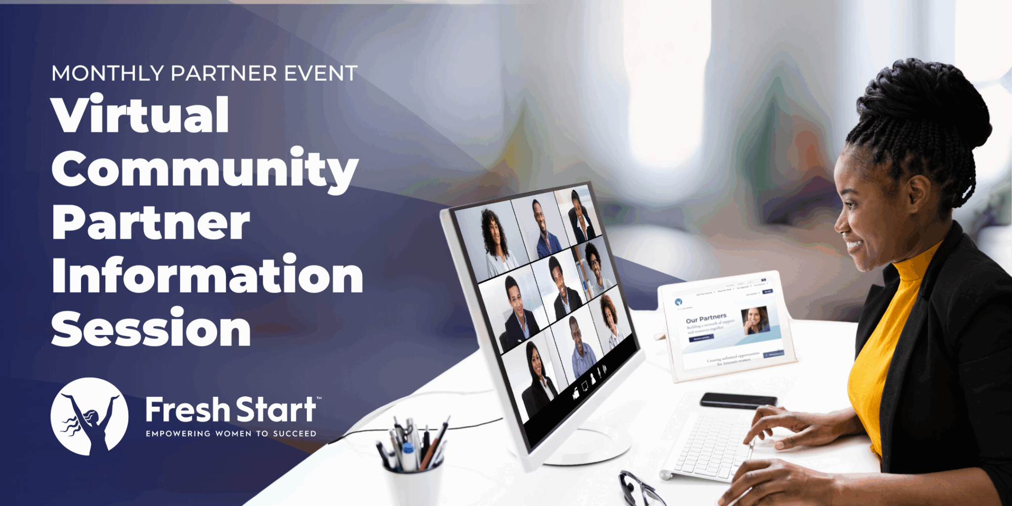 Virtual Community Partner Info Session - Dec. 18 | Fresh Start